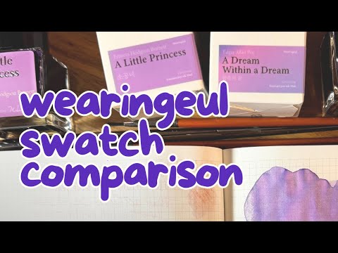 Wearingeul Ink Review + Comparison | A Little Princes & A Dream Within a Dream | Fountain Pen Inks