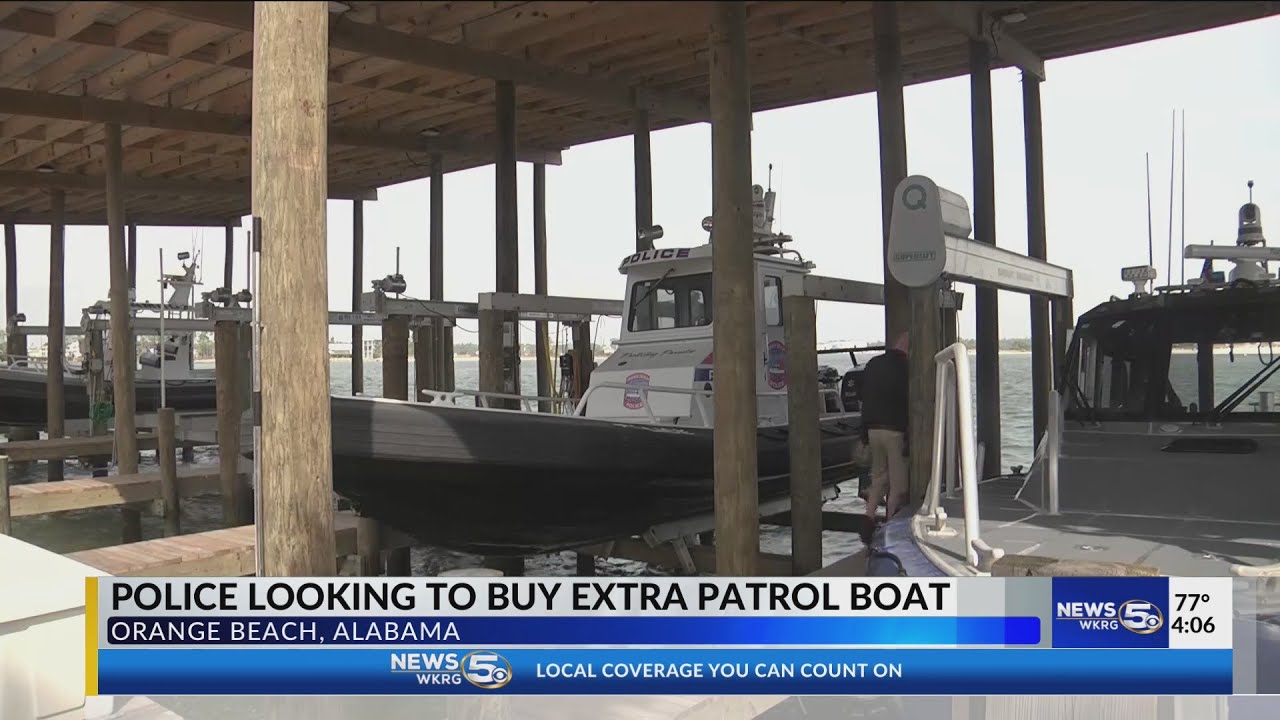 Orange Beach Police Department receives grant for new boat - YouTube