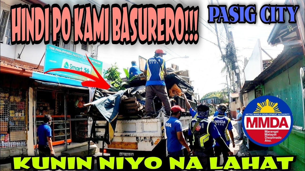 SIDEWALK CLEARING TEAM GUSTONG GAWING BASURERO / MMDA CLEARING ...