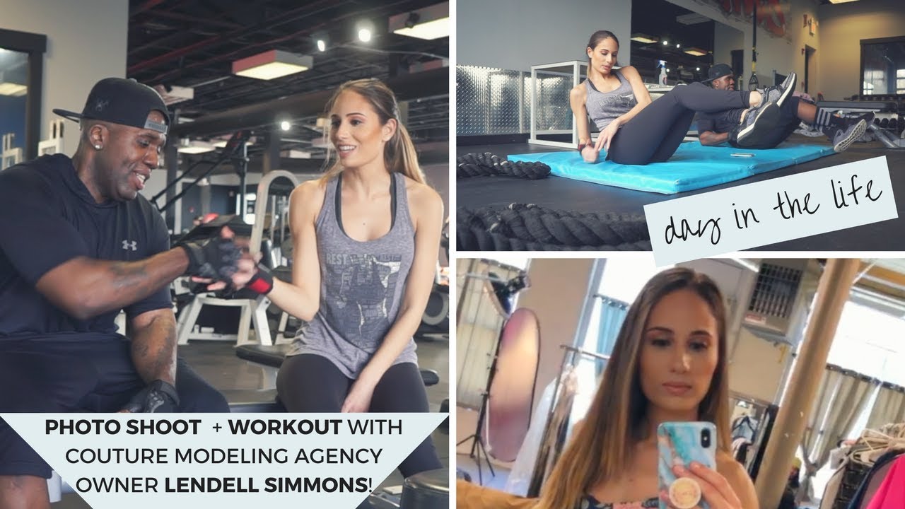 Photo shoot + Workout with Couture Modeling Agency Owner Lendell ...