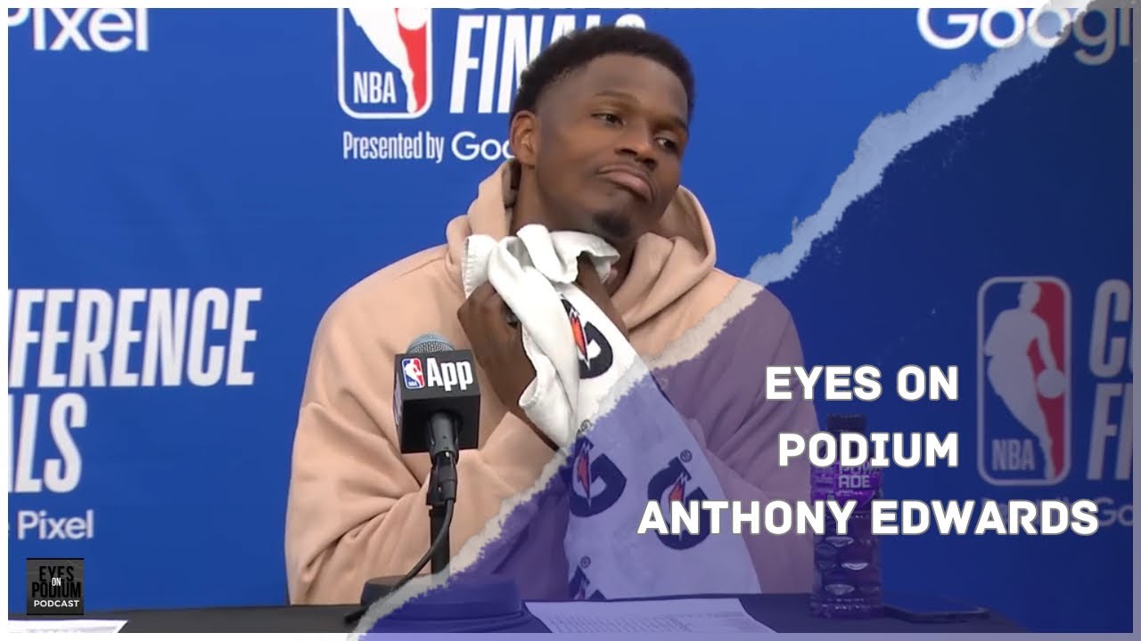 FULL CONFERENCE FINALS ANTHONY EDWARDS POST GAME FROM GAME 5 VS MAVS (5 ...