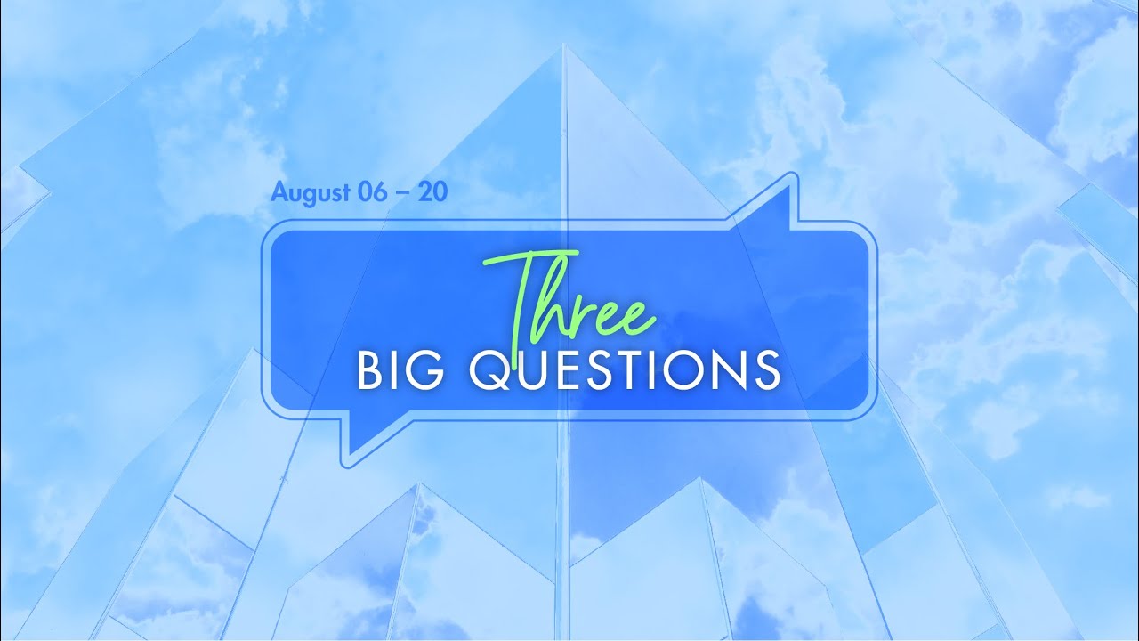 Three Big Questions: What Difference Can I Make?- Thrive - YouTube