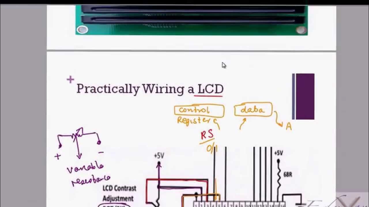 PSoC Lecture 8 Character LCD Basics - YouTube