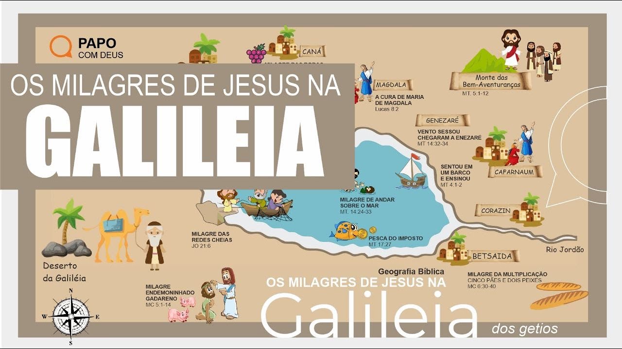 Os Milagres De Jesus Na Galileia | Estudo 201 - YouTube