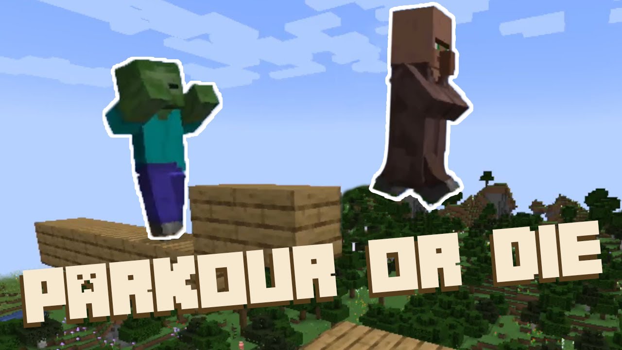 Villager Parkour Challenge Minecraft - YouTube
