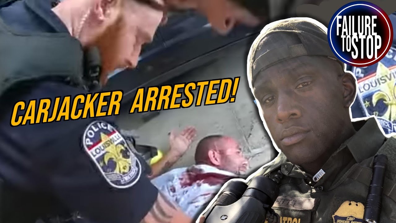Real Cops React To Awesome Louisville PD Carjacker Takedown - YouTube