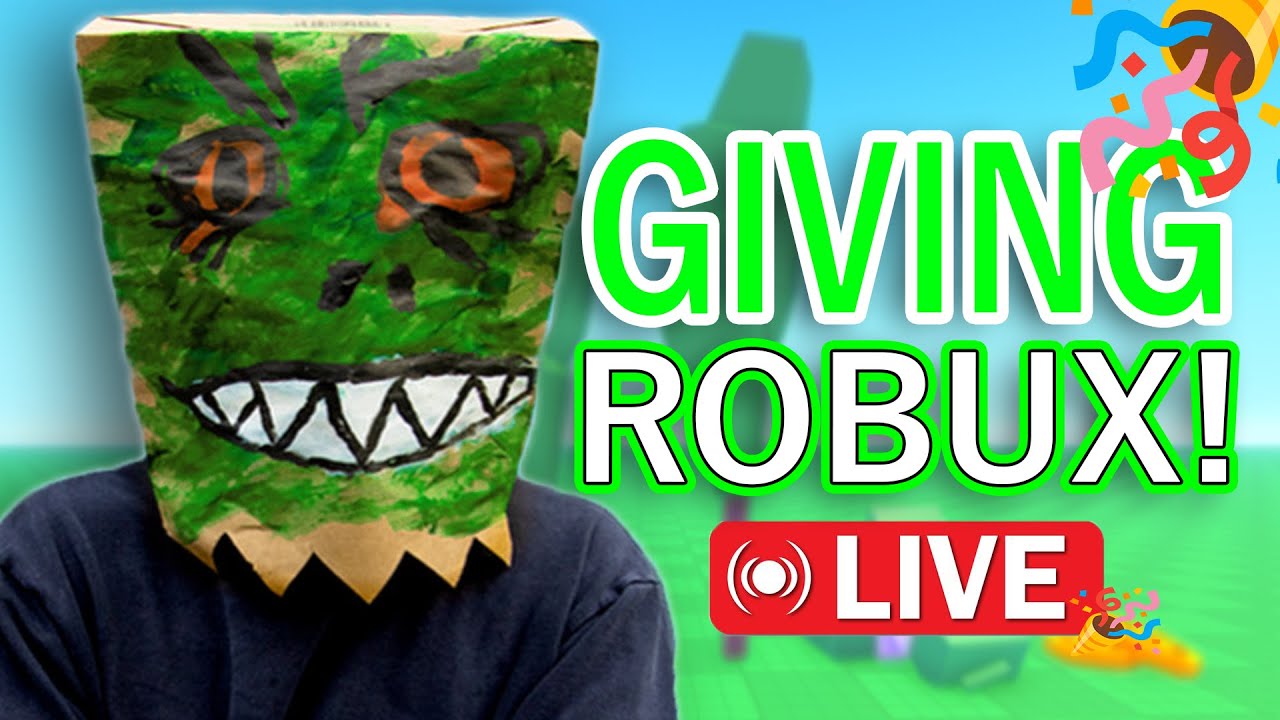 🔴LIVE | GIVING ROBUX To VIEWERS! (10K ROBUX)🎉 - YouTube
