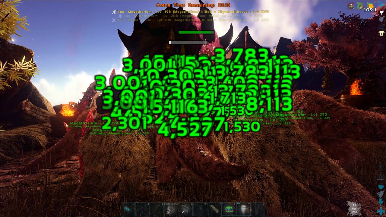 ark center boss fight (easy) - YouTube