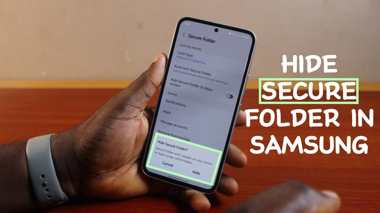 How to Hide Secure Folder in Samsung - YouTube