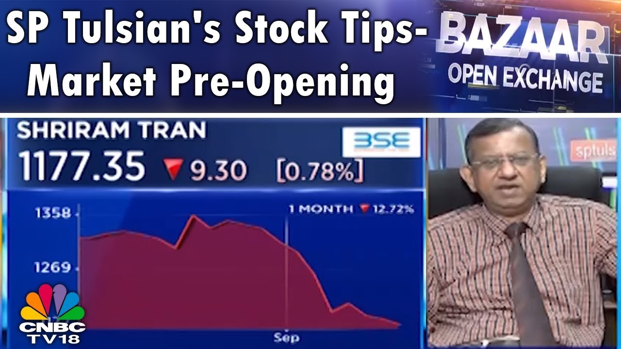SP Tulsian's Stock Tips- Market Pre-Opening | Bazaar Open Exchange Part ...