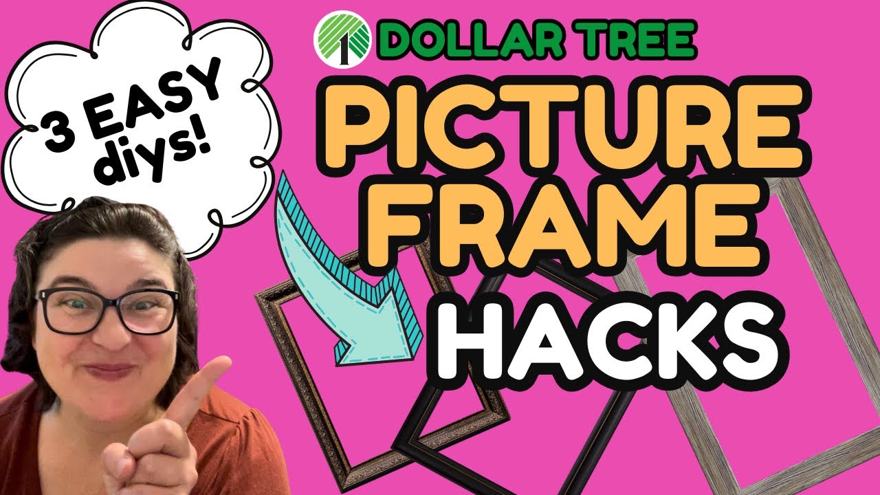 Insanely Creative Dollar Tree Picture Frame DIYs You Need to Try! - YouTube