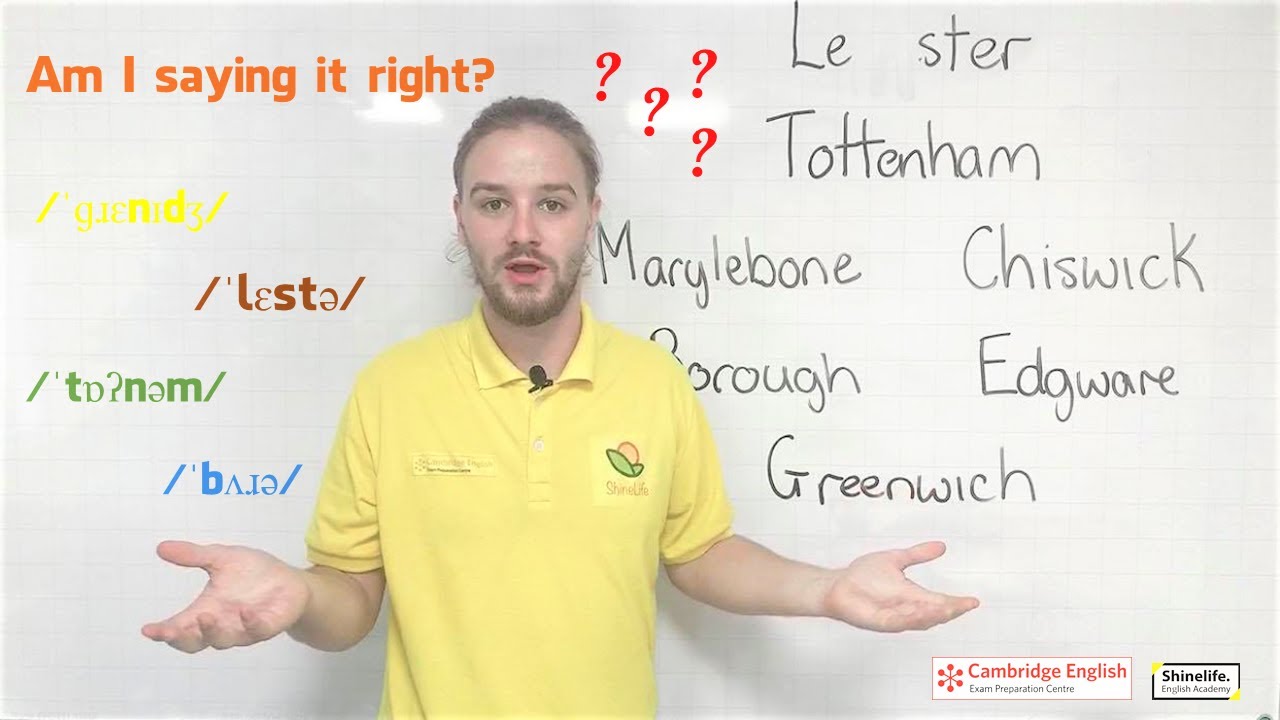 Famous places in London - How to pronounce correctly!!! - YouTube