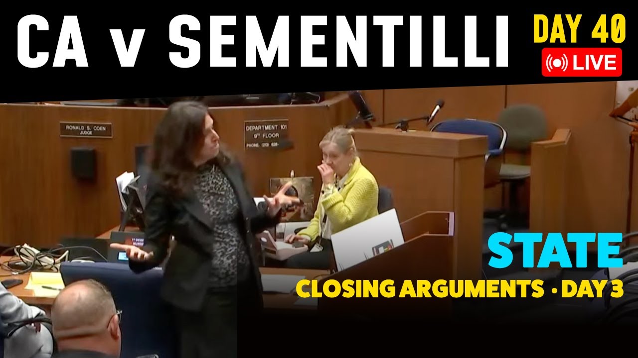 LIVE: CA v. Monica Sementilli: Celebrity Hairdresser Murder Trial - Day ...