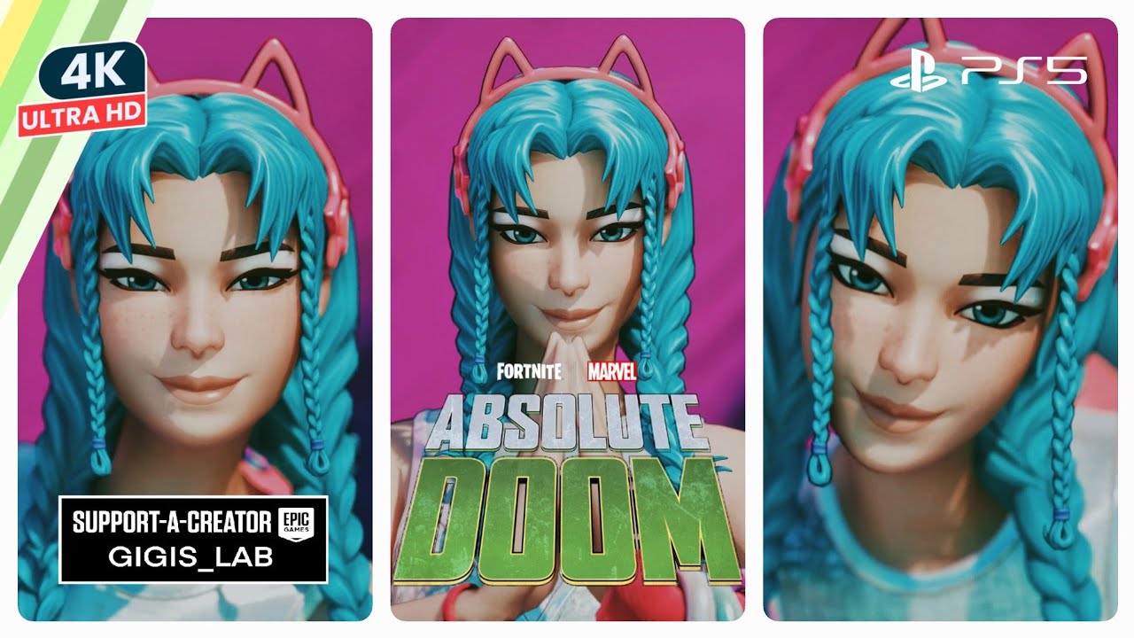 FORTNITE Zero Build Chapter 5 Season 4 KATALINA Skin Showcase PS5 ...