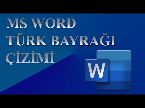 WORD PROGRAMINDA TÜRK BAYRAĞI ÇİZİMİ