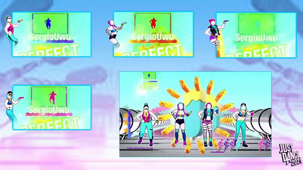 Just Dance 2021 - Ice Cream (All Perfect) (All Coachs) - YouTube