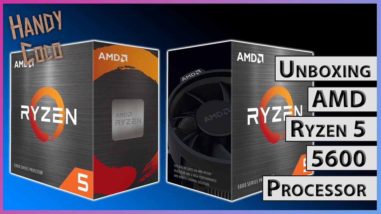 AMD Ryzen 5 5600 Processor Unboxing (Excellent on Budget!!) - YouTube