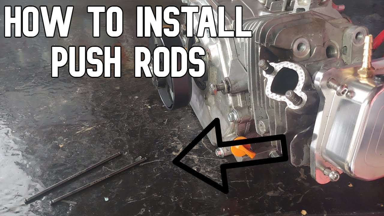 How To Install New Push Rods In A Predator 212! - YouTube