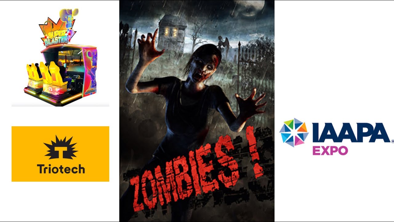 Zombies - SuperBlaster - Triotech - IAAPA Expo - 20940 Points 🧟‍♂️ ...