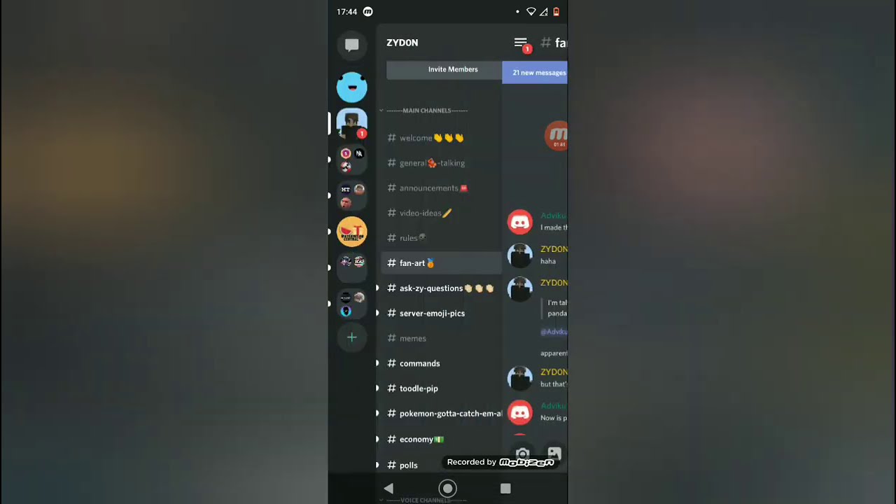 ZYDON discord server "Tour" - YouTube