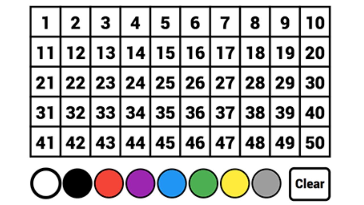 writing 1 to 50|write 1 to whole numbers|even and odd number - YouTube