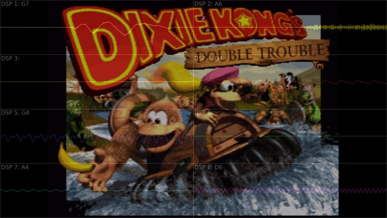 [SNES] Donkey Kong Country 3: Northern Kremisphere - Oscilloscope View ...