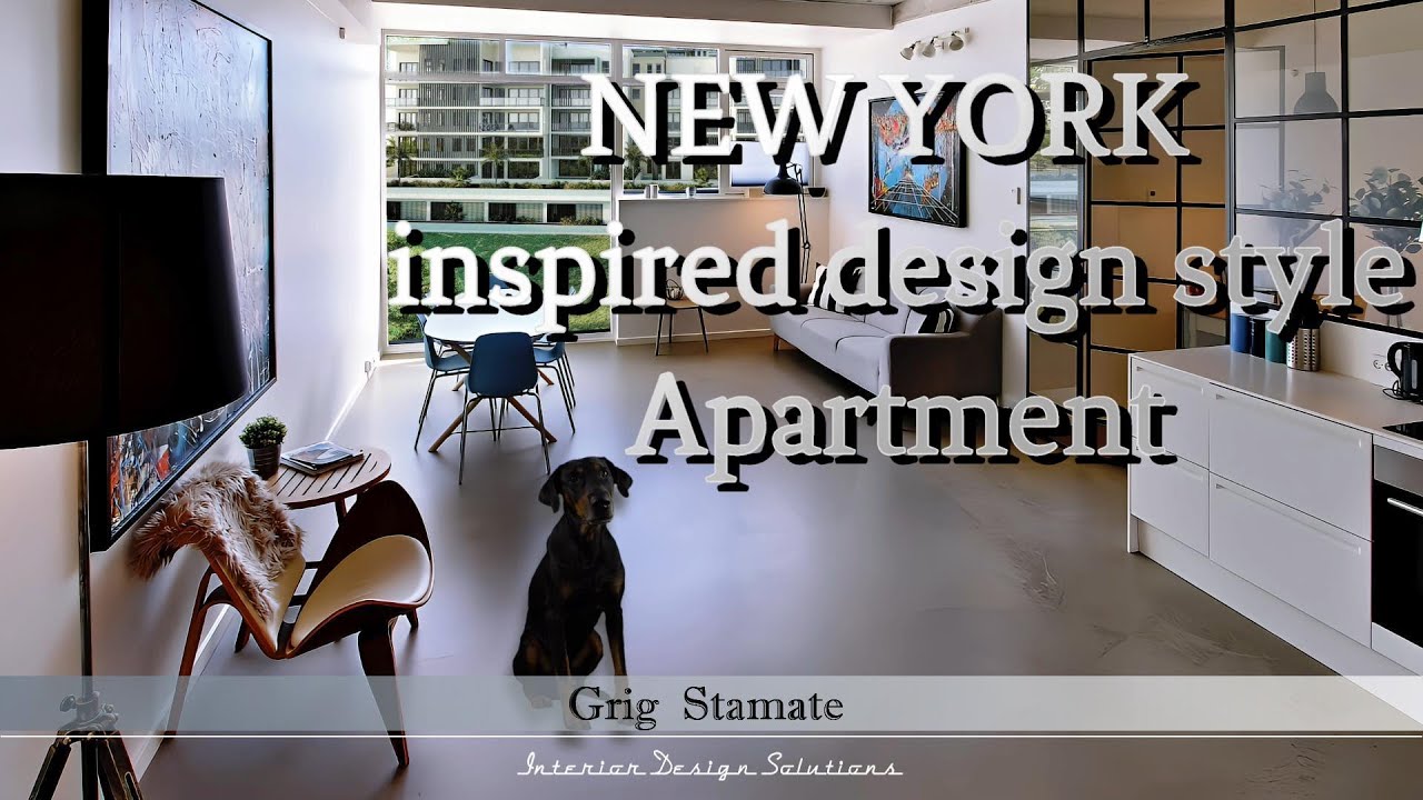 INSIDE of a NEW YORK inspired design style APARTMENT #2 - YouTube