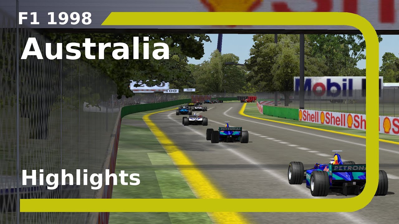 F1C - f1 1998 - Highlights - Round 1 - YouTube