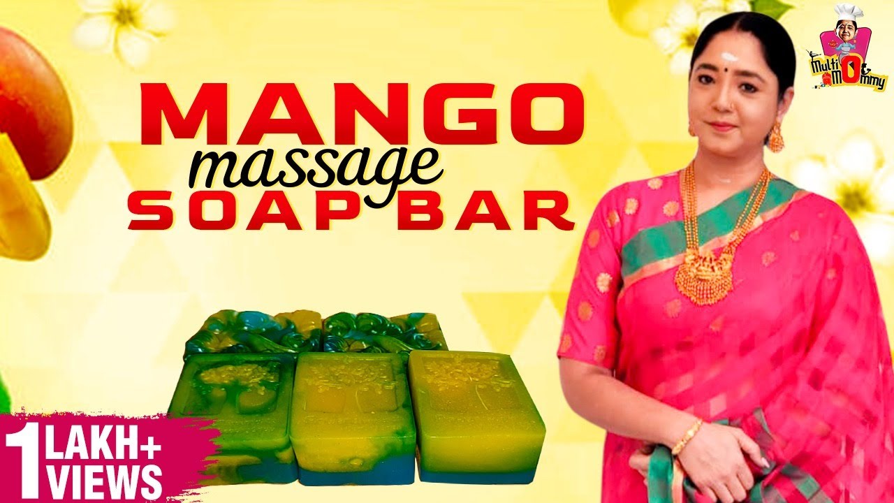 Mango Massage Soap Bar | Soap Making | DIY Soap | Mango Soap | Multi ...