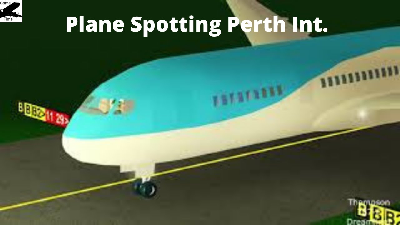 Plane Spotting Perth Int. PTFS - YouTube