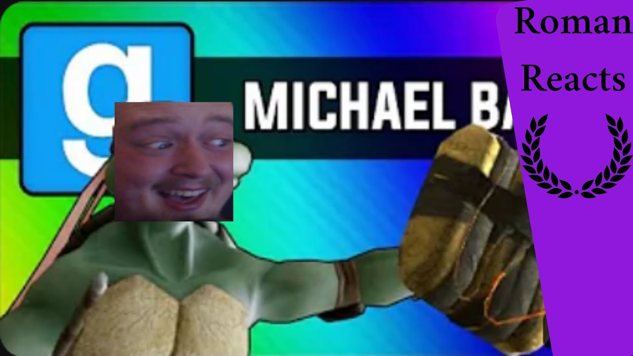 Roman Reacts: Gmod: Michael Bay Movie - Ninja Turtle Chain Explosion ...