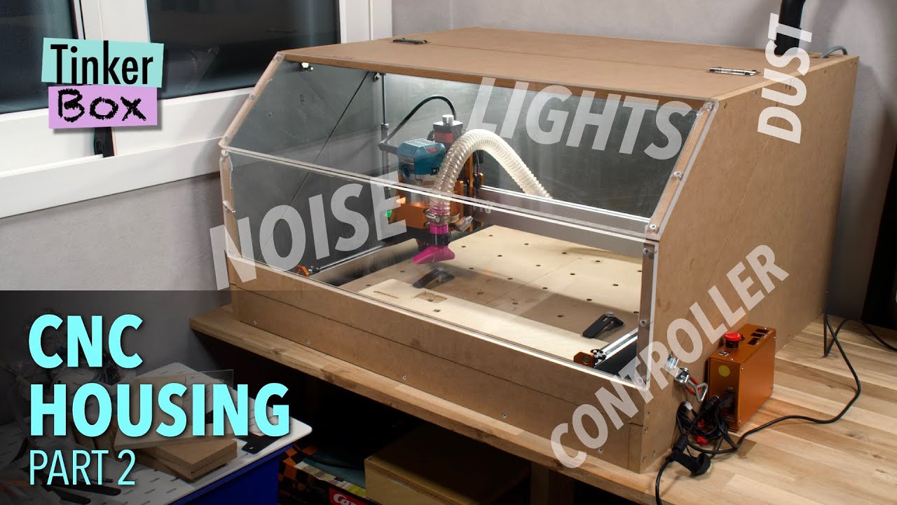 Building a CNC router housing for Masuter Pro, part 2/2 - YouTube