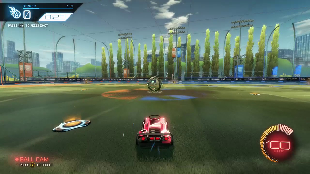 My first air dribble in rl - YouTube