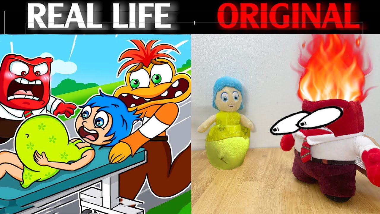 JOY PREGNANT by ANGER? | Best TikToks of Inside Out 2 | | Original vs ...