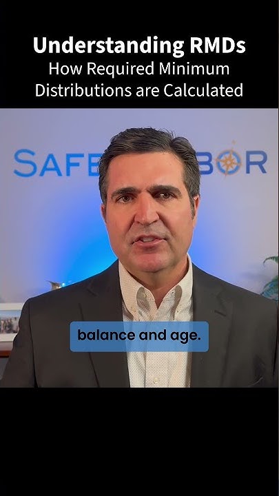 Understanding RMDs - How RMD'S are Calculated - YouTube