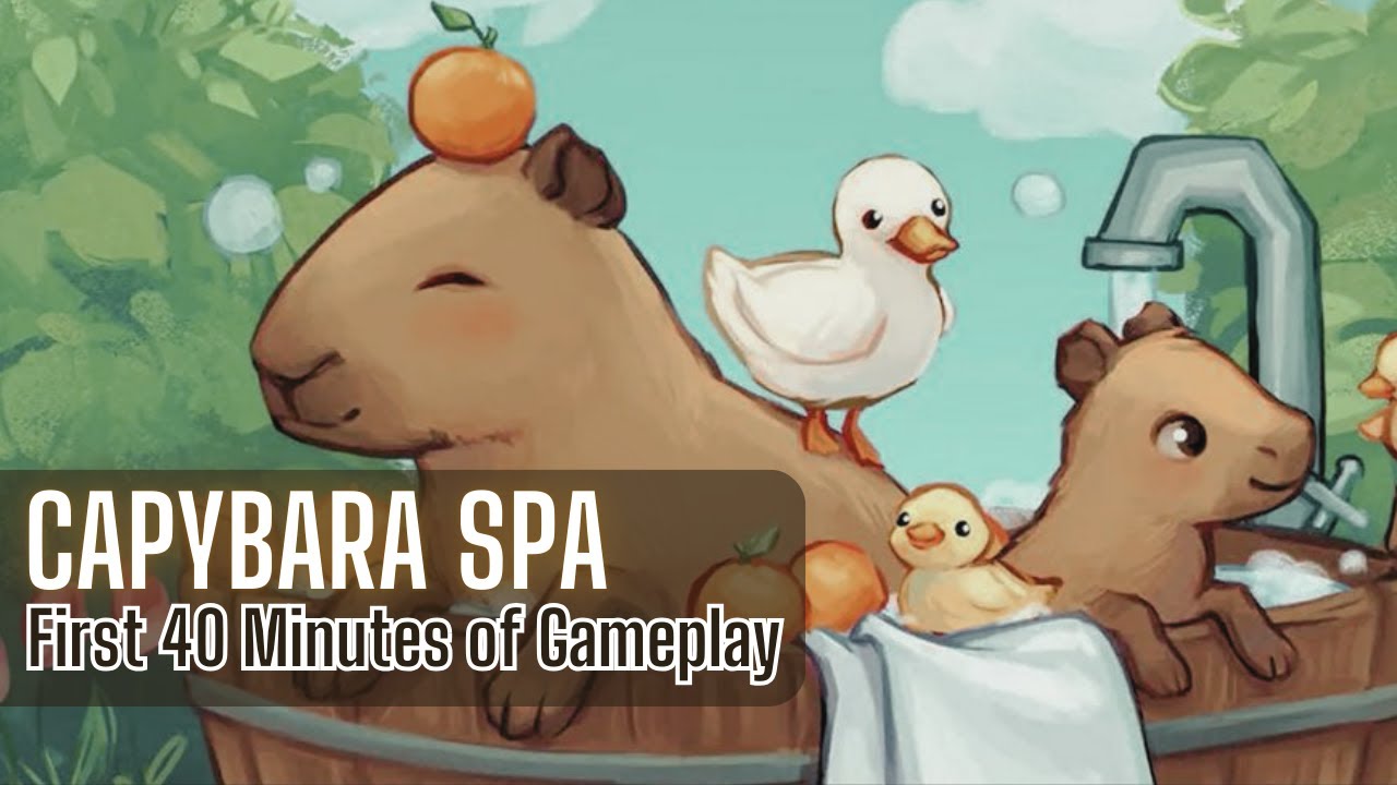 Let's Play Capybara Spa | First Impressions | Relax & Raise Capybaras ...