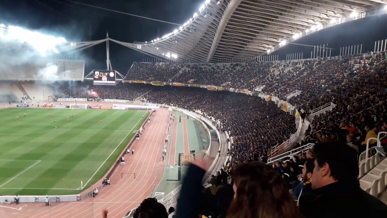 ΑΕΚ-Ολυμπιακος 1-0 2017 Ψυχίατρε!!! - YouTube