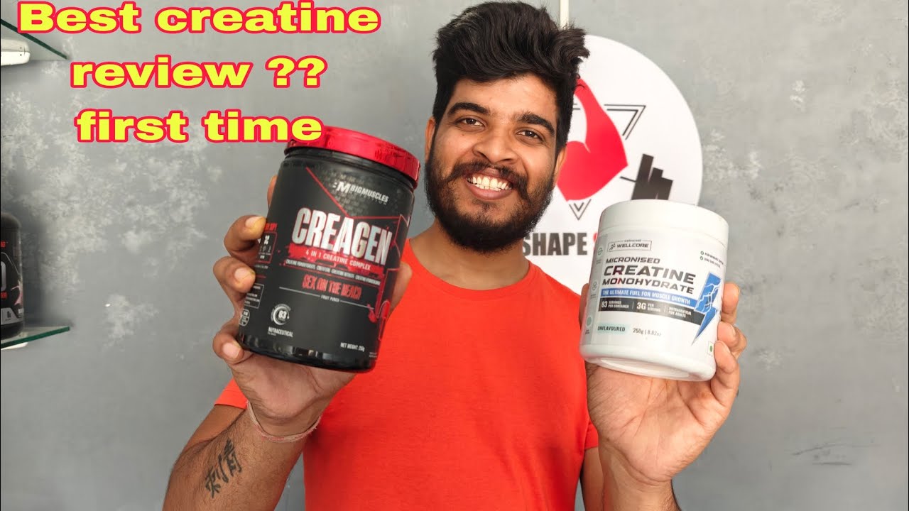 Best creatine review wellcore vs big muscle creagen||Best gym workout ...