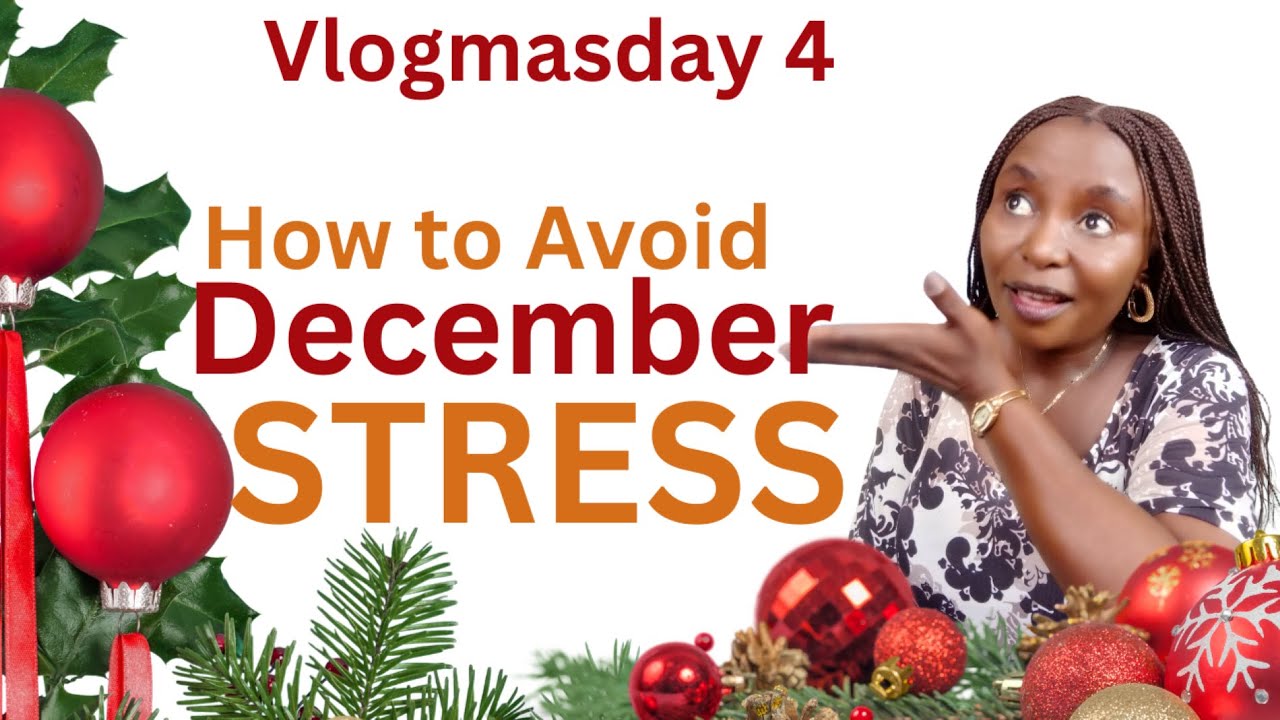 Surviving December Stress:Tips for a Relaxed Season Vlogmas Day 4 - YouTube