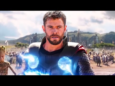 Thor arrives in Wakanda with Rocket and Groot - Avengers : Infinity War