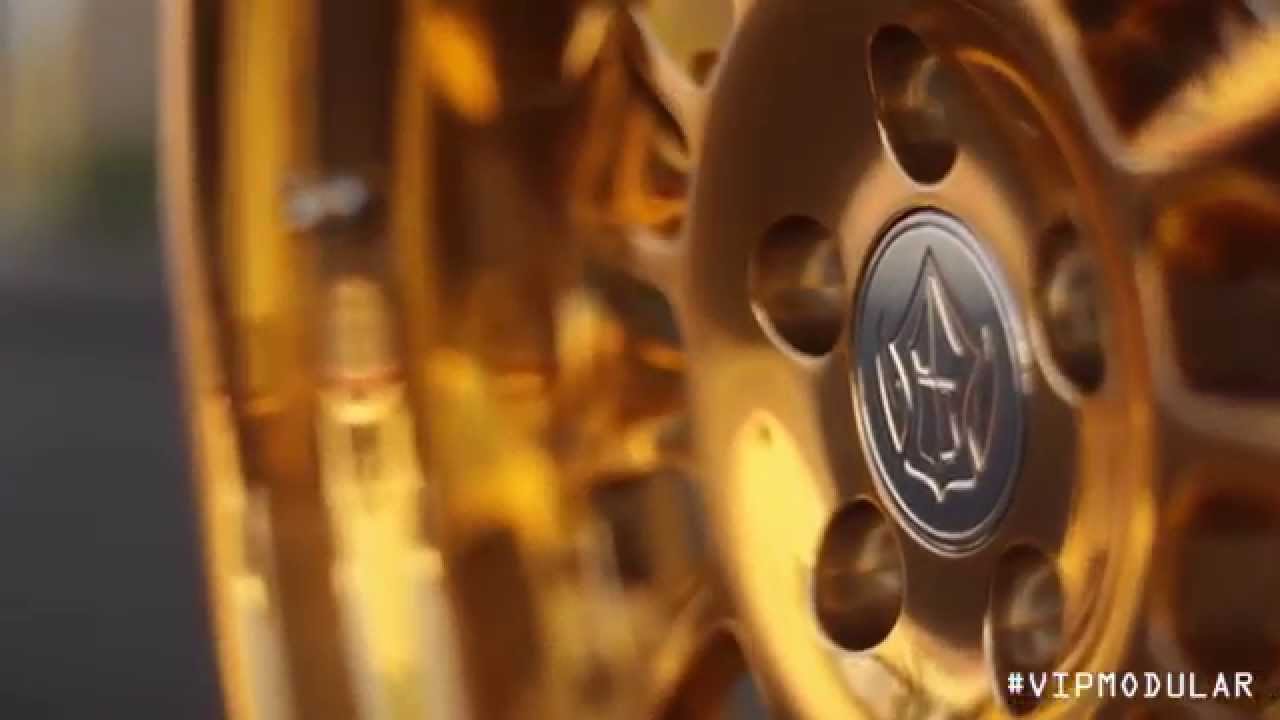 Dubai Gold 18" VXS810 | VIP Modular Wheels - YouTube