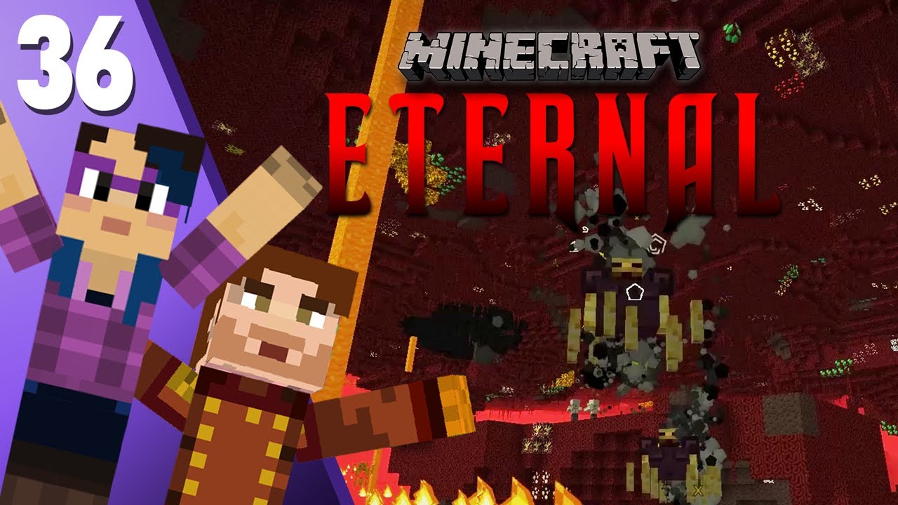 Back to the Nether! - Minecraft: MC Eternal Modpack #36 - Married Strim ...