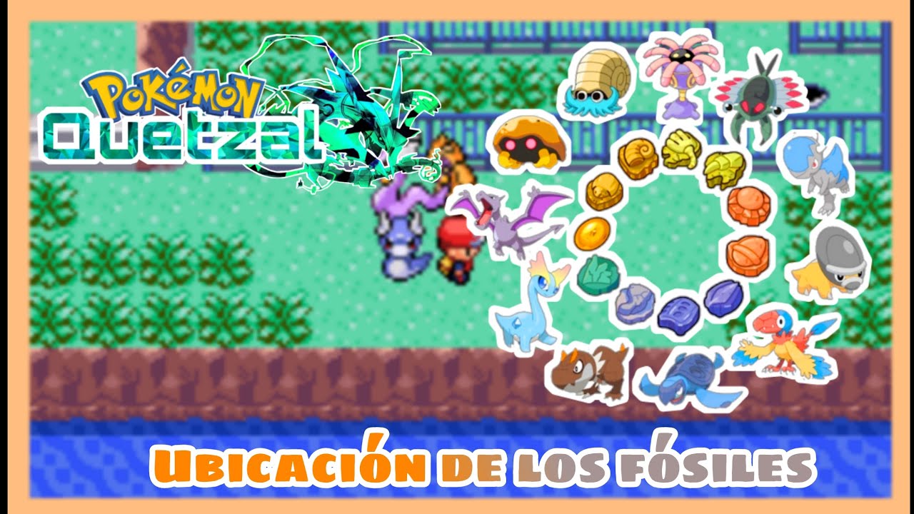 Pokemón quetzal Ubicación dé (los fósiles pokemón) - YouTube
