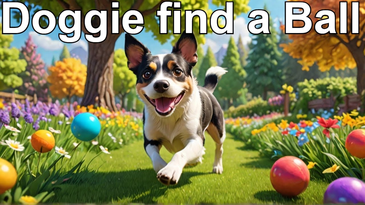 A Doggie find a Ball | 3D English Story for Children |#storytime |Story ...