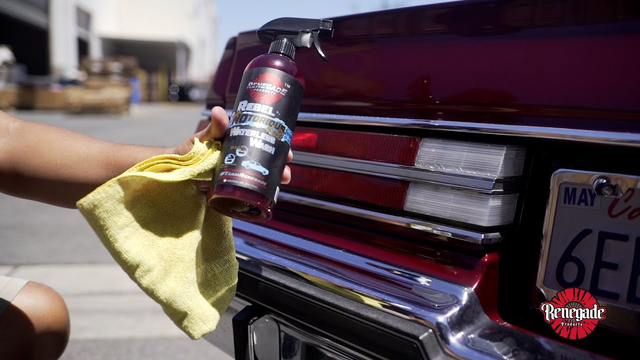 How To: Clean Your Car Without Water using NOTORIOUS H2O Waterless Wash ...