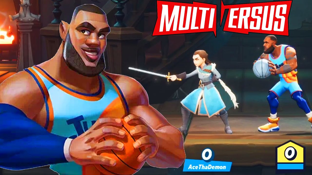 God Mode Lebron James Multiversus Lebron James Gameplay Youtube
