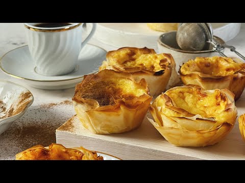 Pastéis de nata saudáveis e fit, 108kcal cada