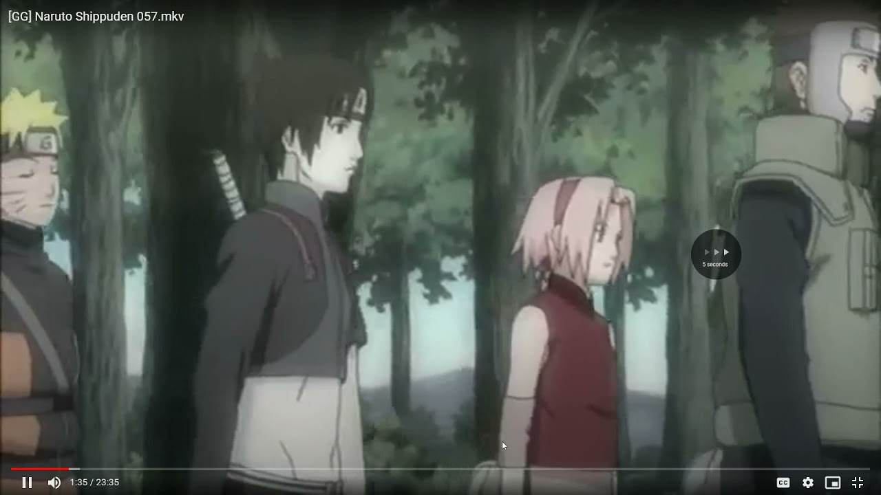 Naruto part of episode 57 - YouTube