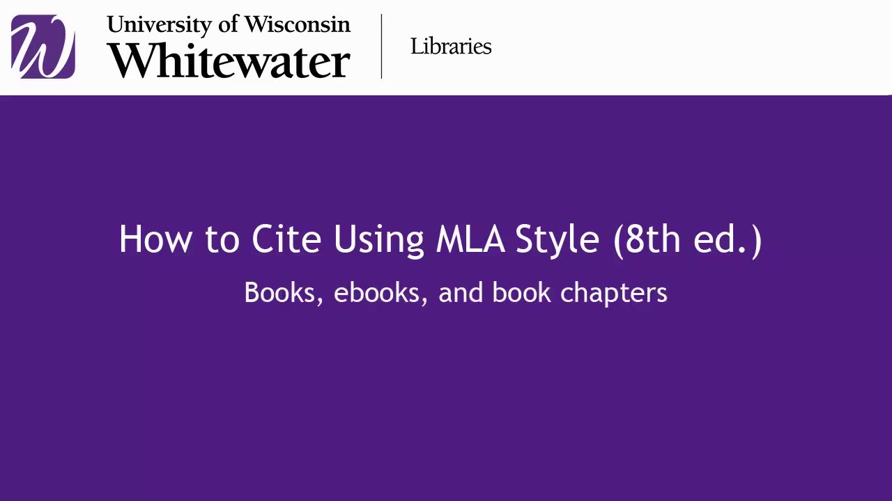 How To Cite Using MLA Style 8th Edition Books YouTube how-to-cite-using-mla-style-8th-edition-books-youtube
