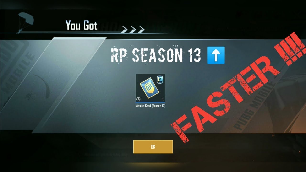 How to increase your RP faster in Season 13 in PUBG | 2020 - YouTube